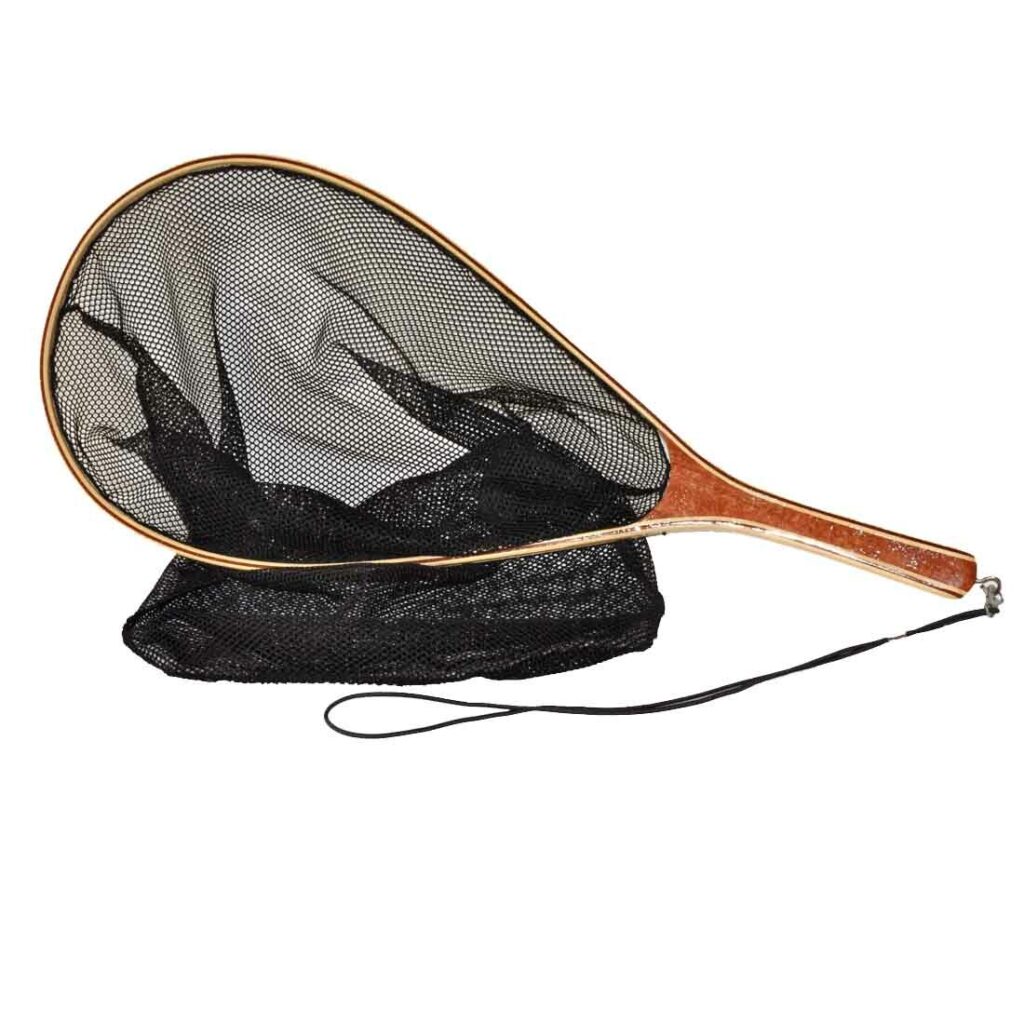 Wooden Landing Net and Net Magnet - Adrenalin Flies